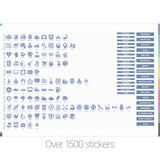 Functional stickers package – Goodplanr